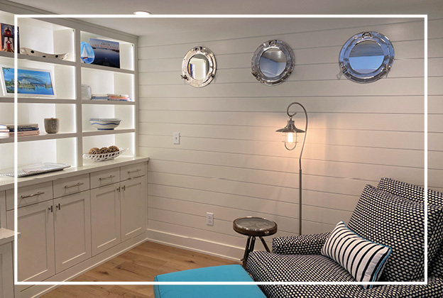 Nautical Nod to Lower Level - Boyer Building Corporation