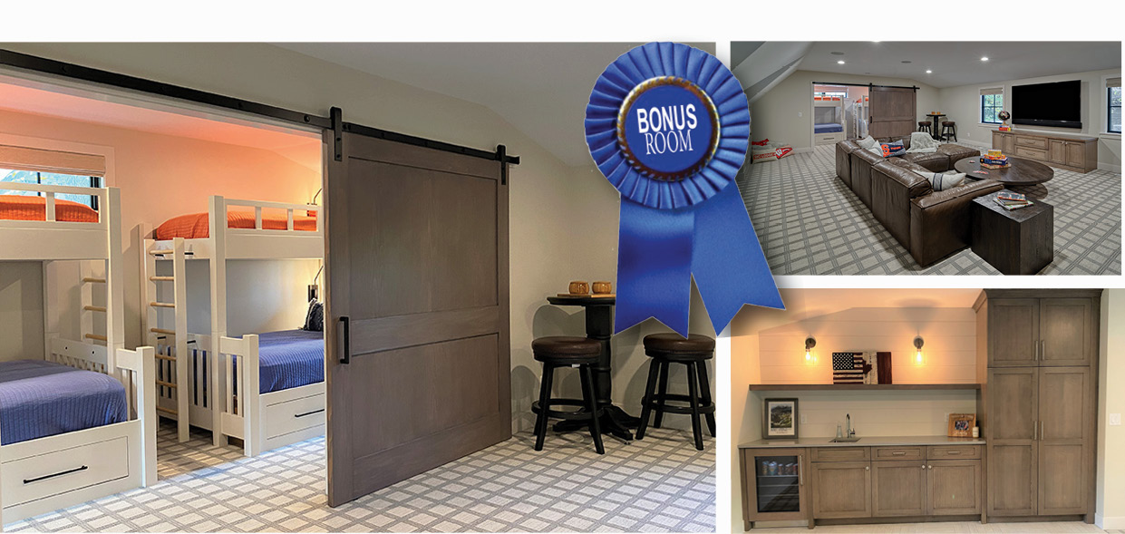 Bonus Room Award Goes to our Bunk Room - Boyer Building Corporation