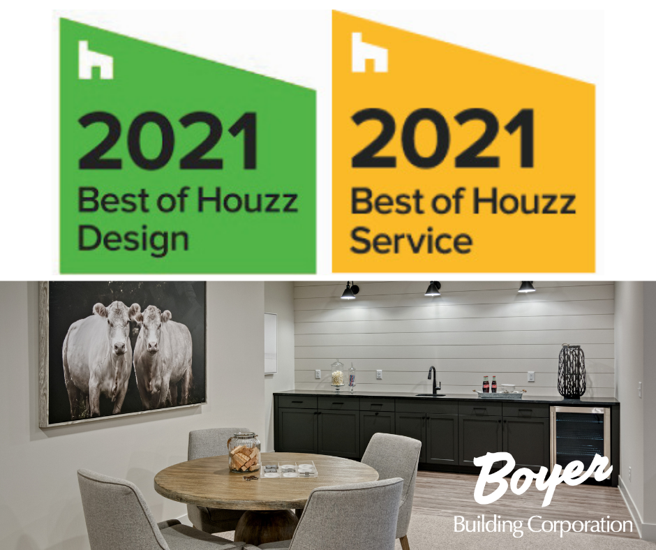 Boyer Building Wins BOTH Best of Houzz Design & Service - Boyer Building Corporation