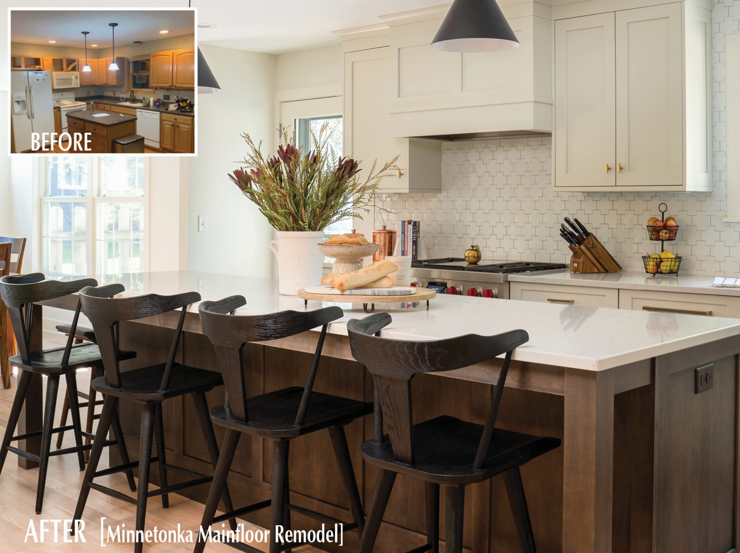 Such a Major Change: Before/After Kitchen - Boyer Building Corporation