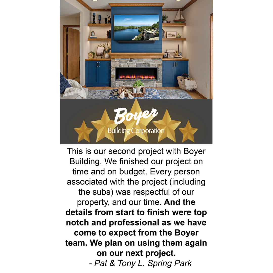 Another Five-Star Review for Boyer Building - Boyer Building Corporation